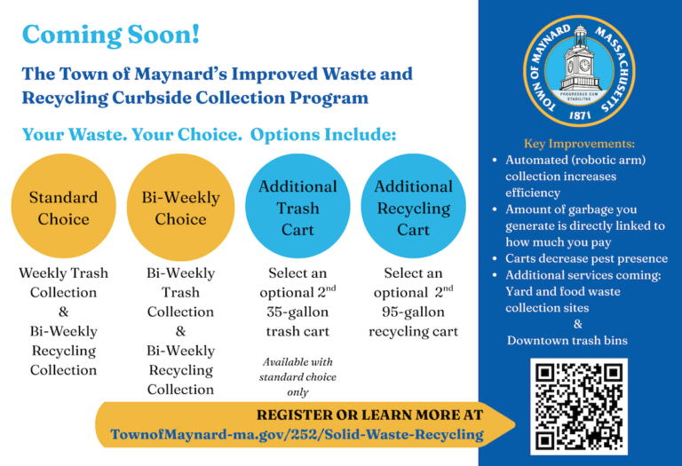 Trash & Recycling Rollout Details - The Maynard Voice